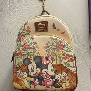 Loungefly | Bags | Loungefly Disney Autumn Mickey And Minnie Backpack ...